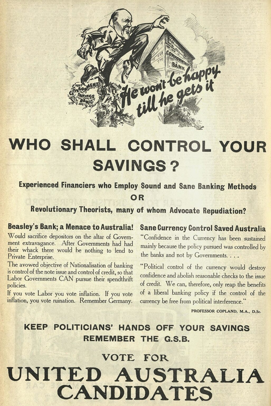 Creation of the United Australia Party | Robert Menzies Institute