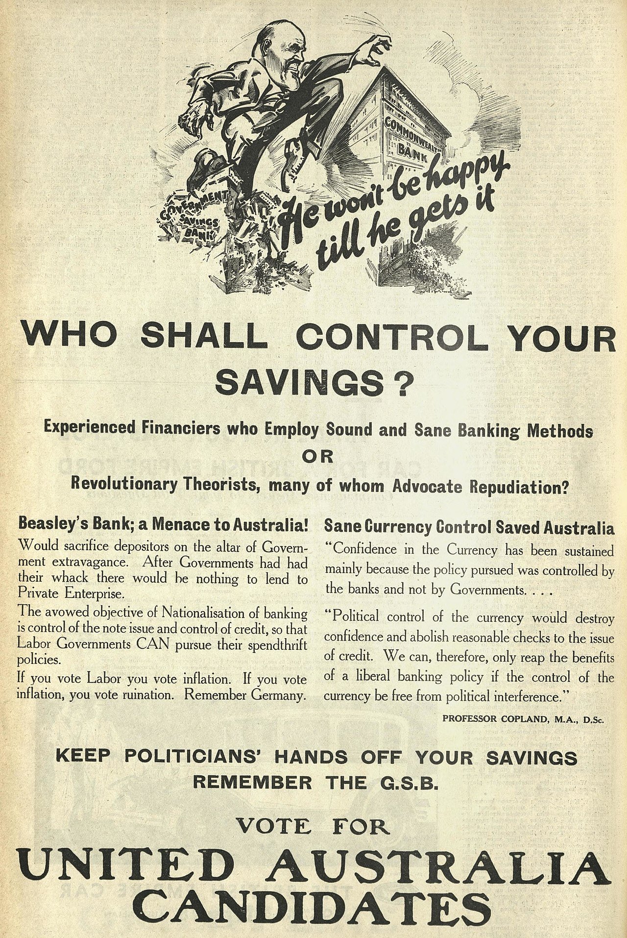 Creation of the United Australia Party | Robert Menzies Institute