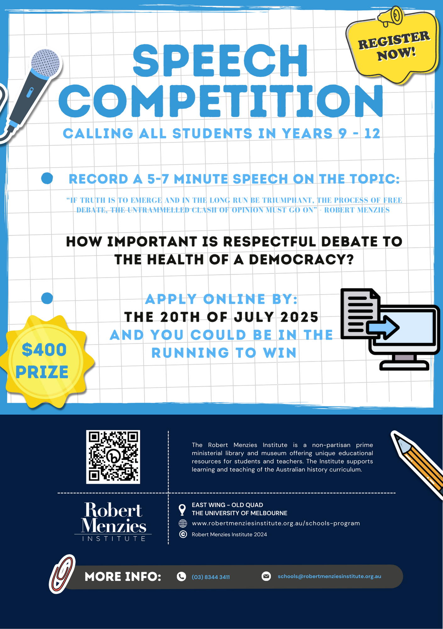 2025 Speech Competition | Robert Menzies Institute