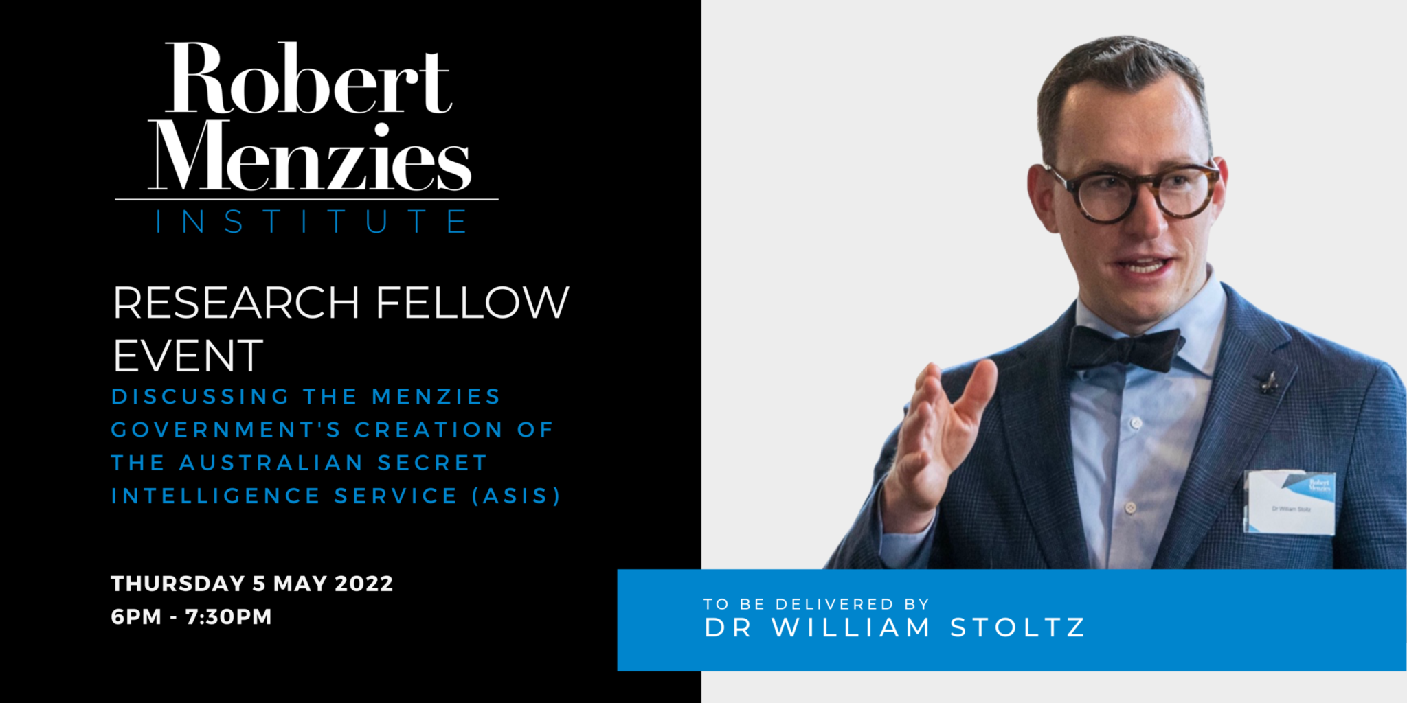 Visiting Fellow Dr William Stoltz | Robert Menzies Institute
