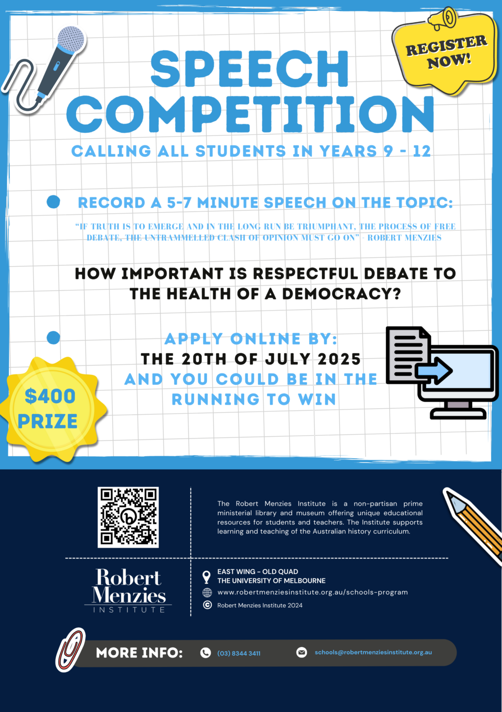2025 Speech Competition | Robert Menzies Institute