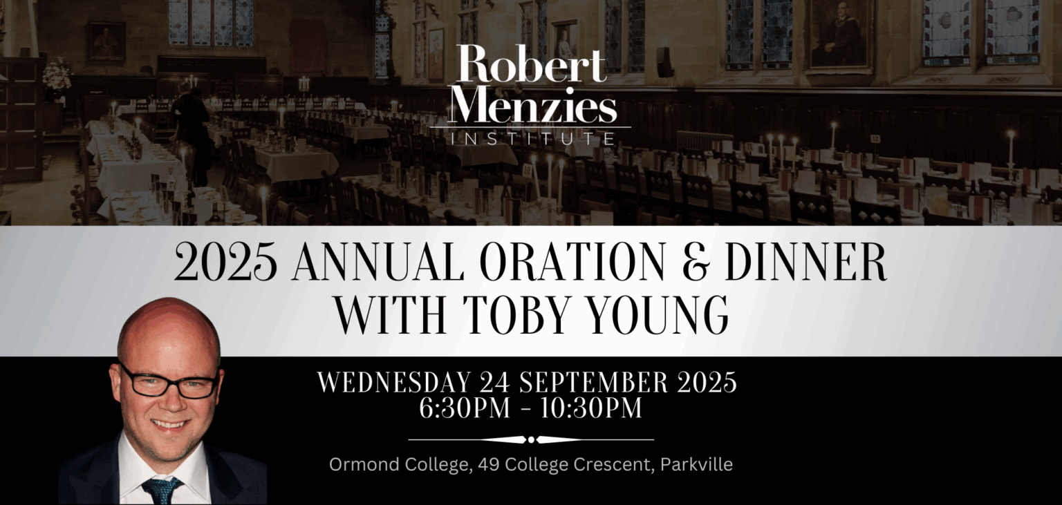 2025 Oration and Dinner with Toby Young, Lord Young of Acton | Robert ...